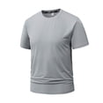BangWanChi Mens Summer T-Shirts Fashion Men Outdoor Ice Silk Sports ...