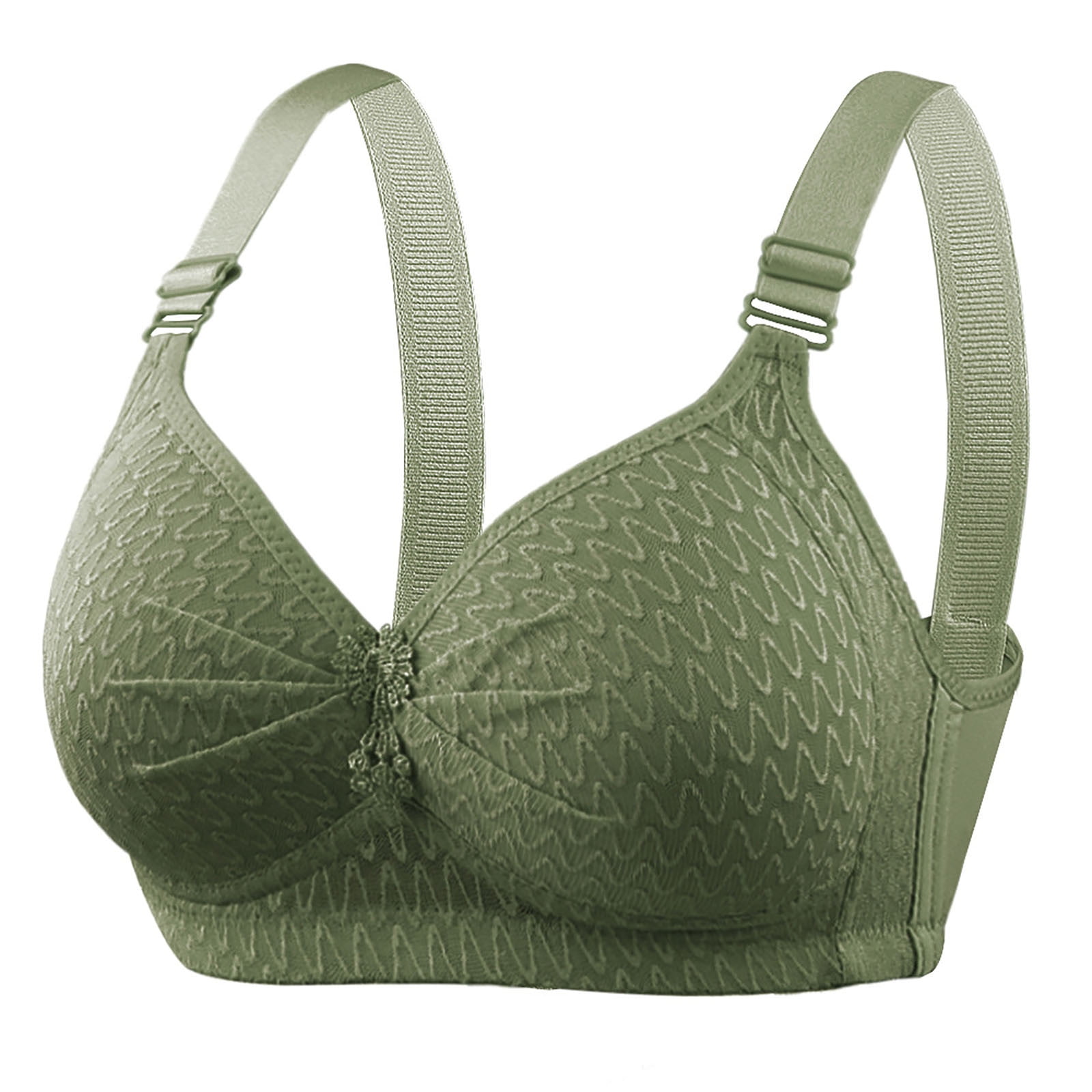 BangWanChi Wireless Bras for Women Pack Middle Aged And Elderly Bras ...