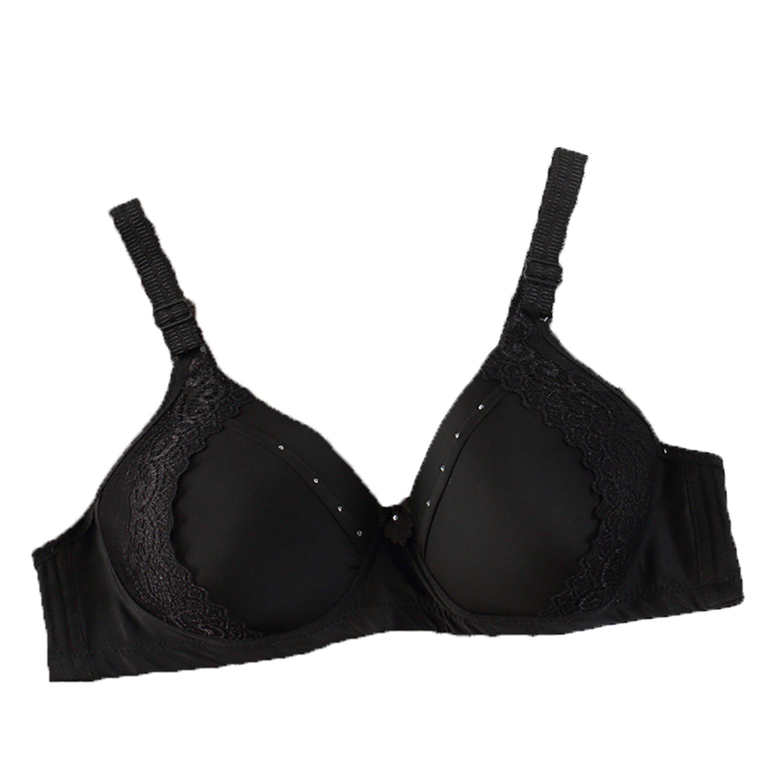 BangWanChi Wireless Bras for Women Women's Steel Ring Gathering Bra ...