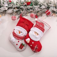 Coolmade Santa Snowman Reindeer 3D Plush Multi-color Fur Christmas ...
