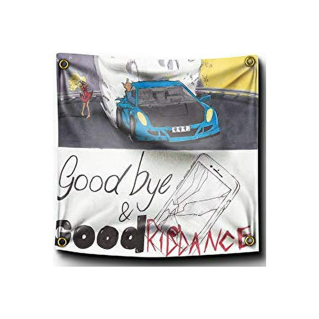Banger - Juice Wrld Goodbye And Good Riddance Album Cover Wall Flag ...
