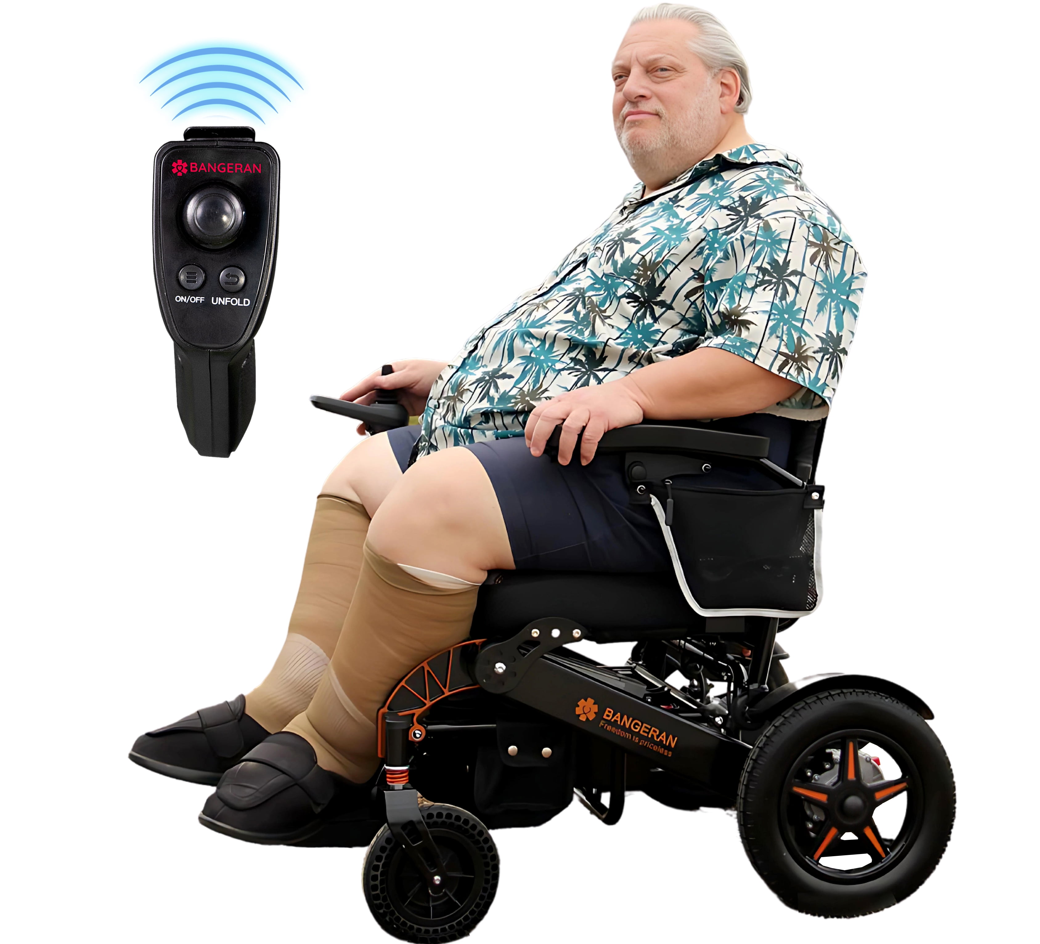 Bangeran - Foldable, Electric Powered Wheelchair, Lightweight, Heavy ...