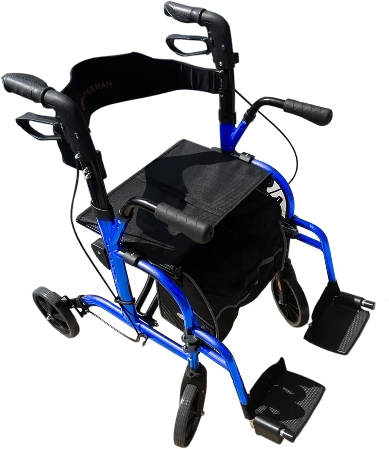 Bangeran DayWalker Rollators For Seniors Lightweight With Seat Foldable ...