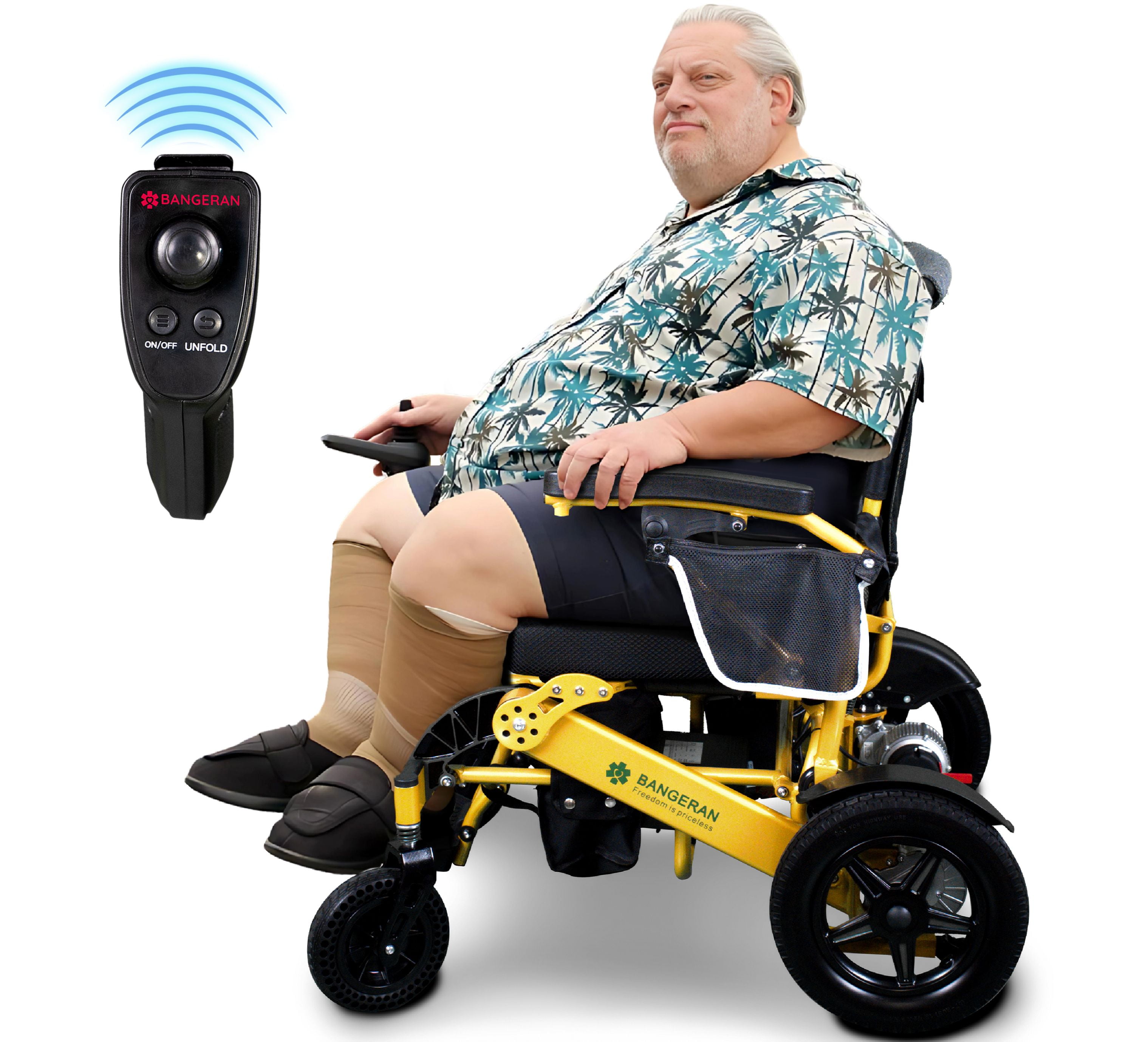 Bangeran Durable Electric Mobility Wheelchair for Adults & Seniors ...
