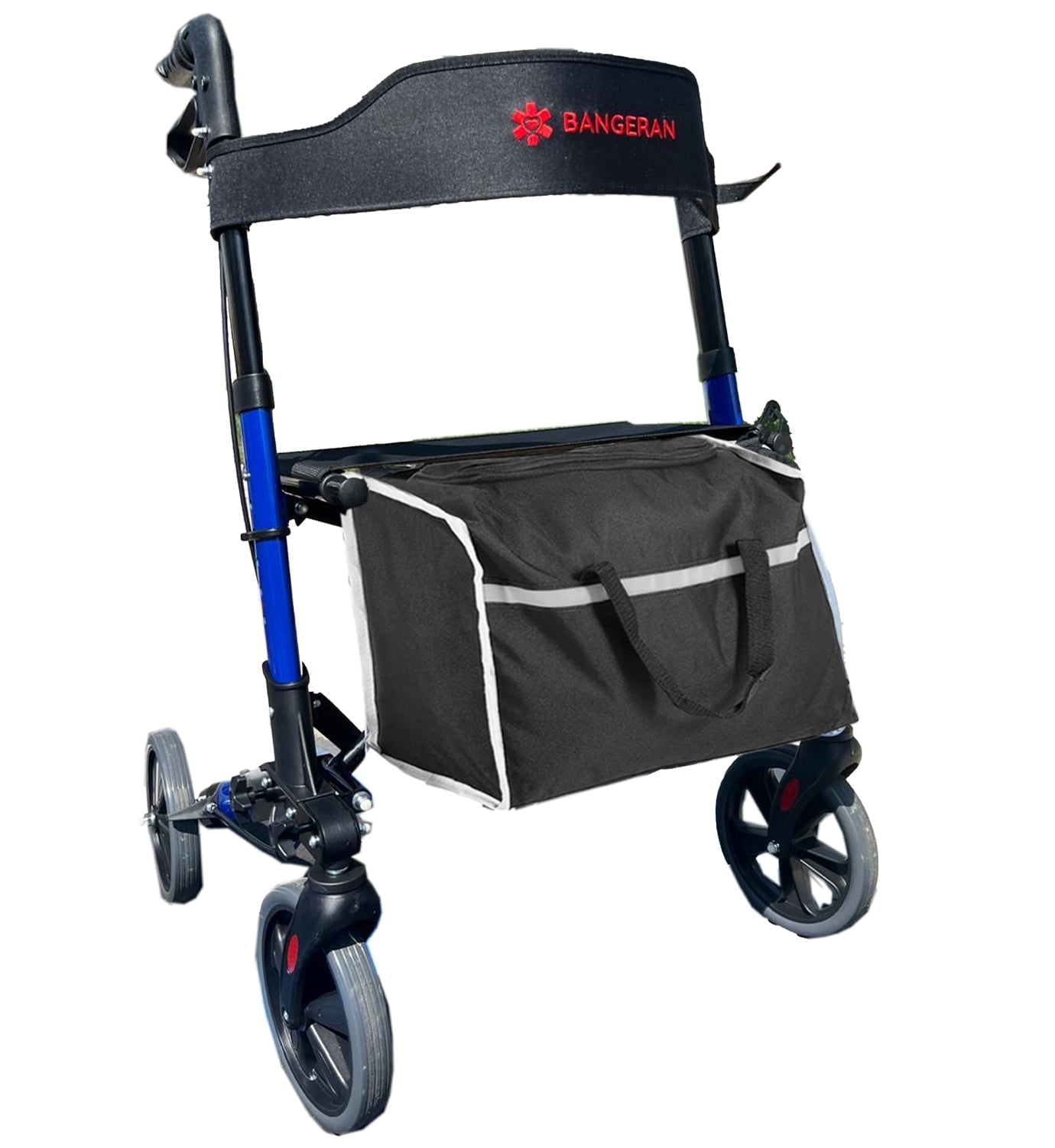 Bangeran EasyCarryMate Rollator Walkers For Seniors With Seat, Outdoor ...