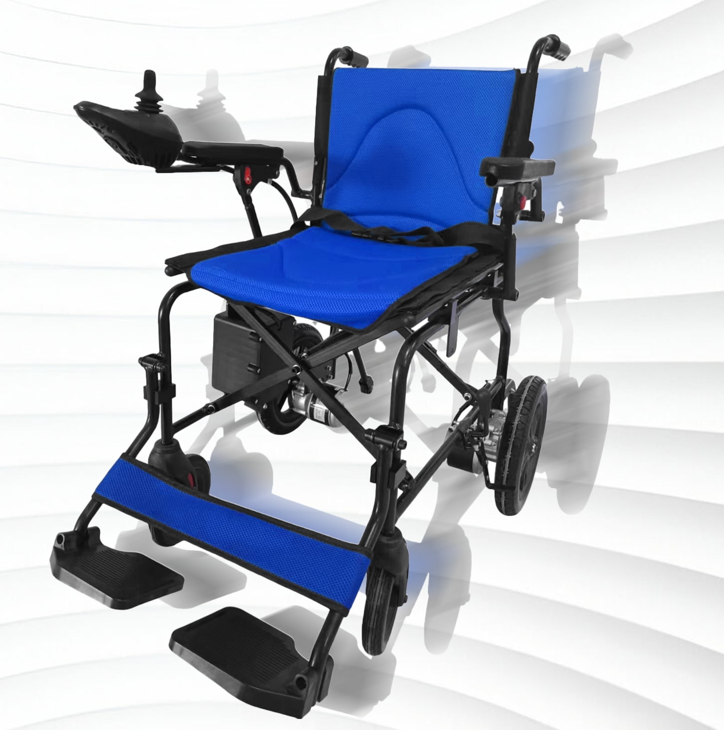 Bangeran LiteRide Electric Portable Wheelchair, Lightweight Foldable ...