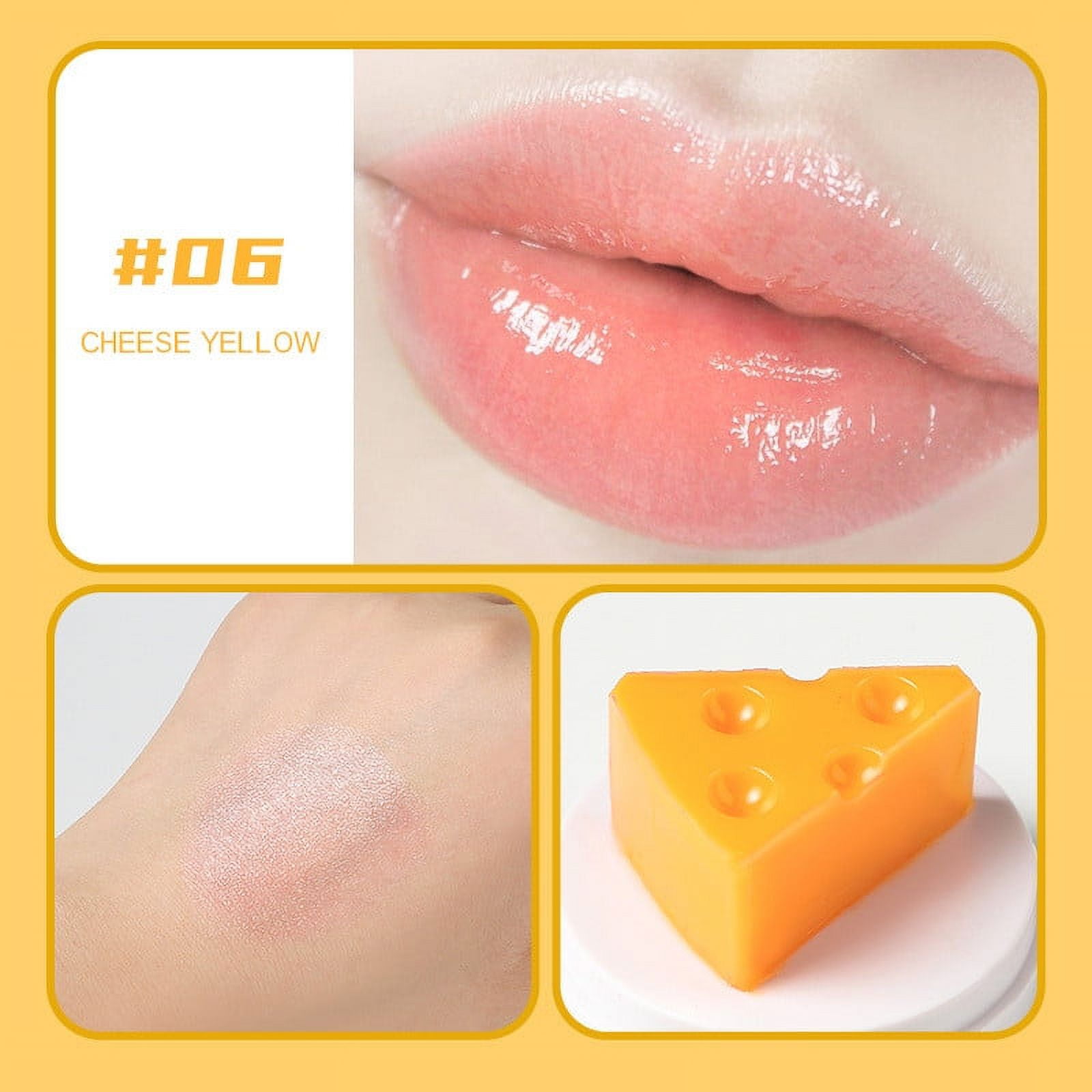 Banghong Lip Balm Cheese Design, Moisturizing Lip Balm, Hydrating Cute ...