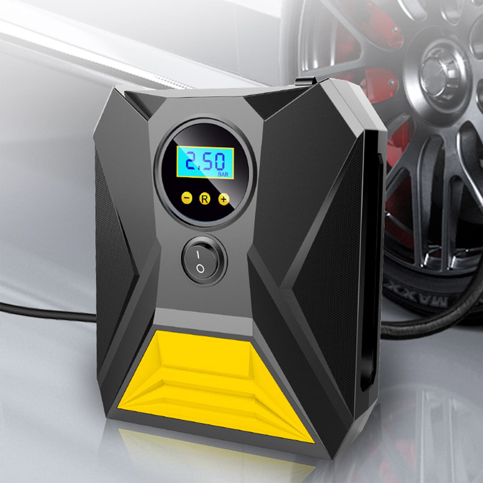 Banghong Portable Air Compressor, Cordless Tire Inflator with 5400mAh ...