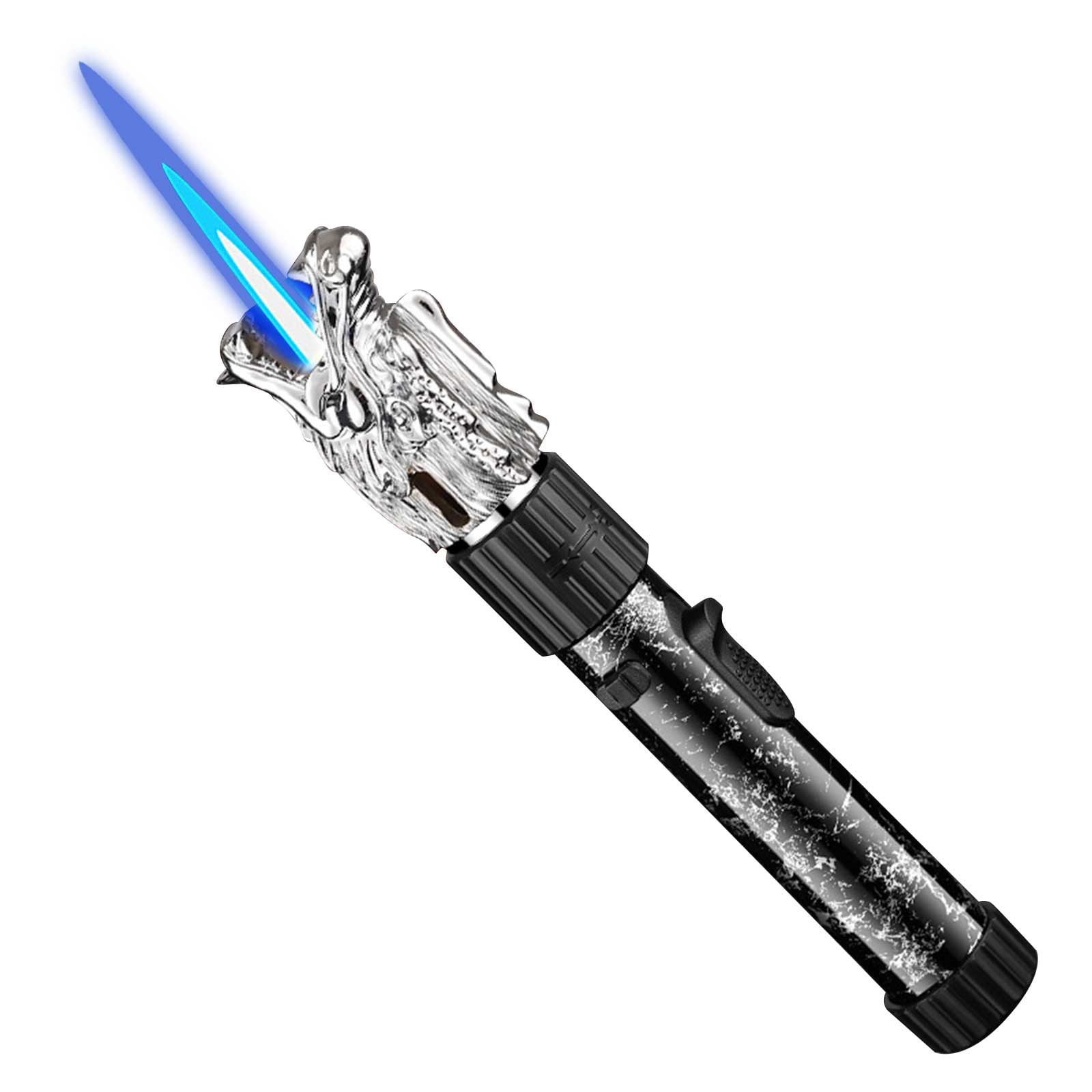 Banghong Torch Lighter Bright Fire Dragon Lighter with Safety Lock and ...