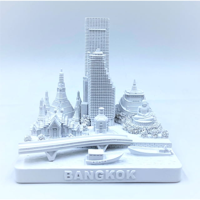 Bangkok 3D City Famous Building Model Statue Souvenir Decoration for ...