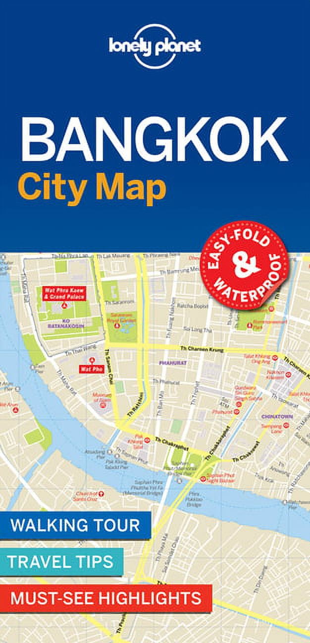 Bangkok city map - folded map: 9781786579133 - Walmart.com