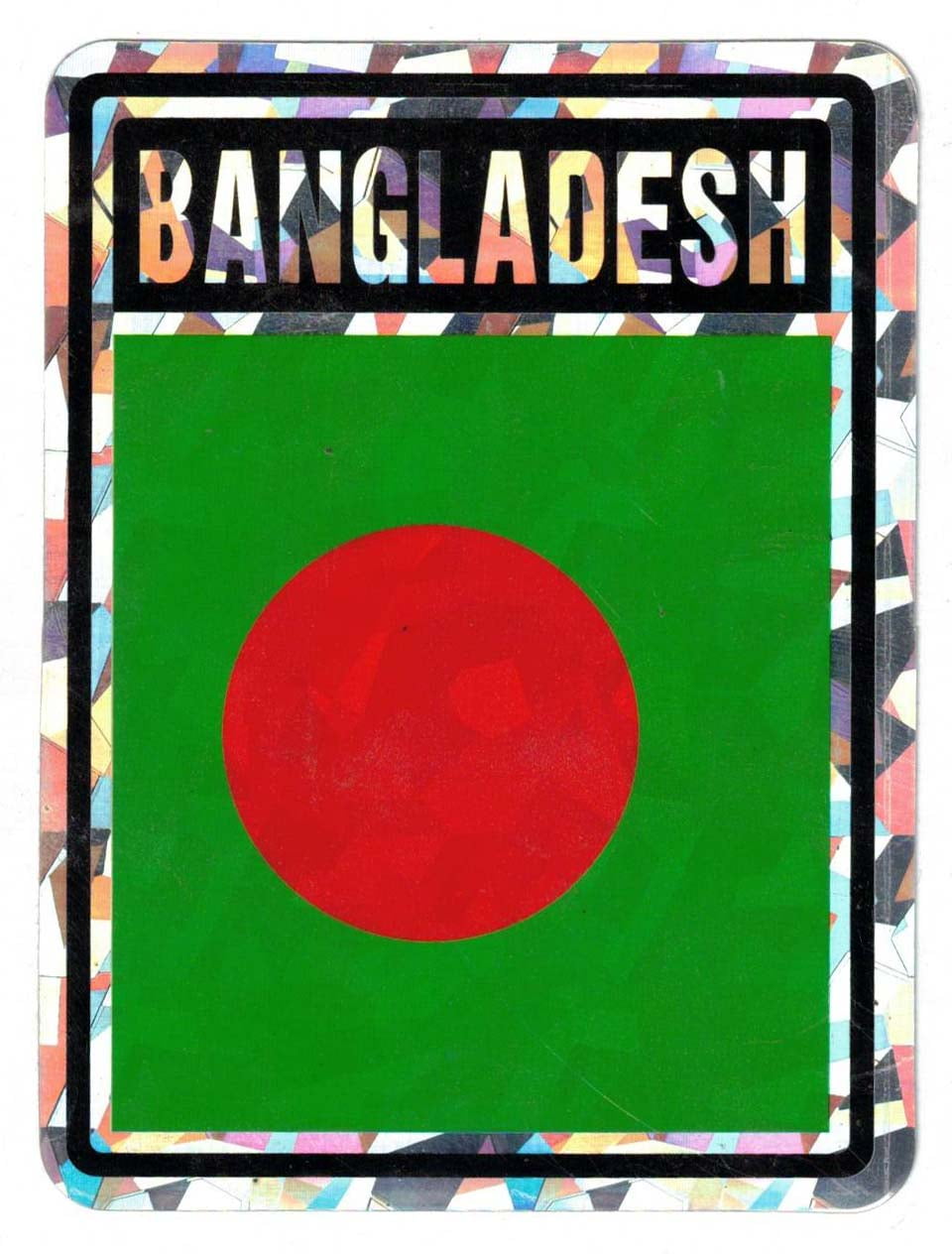 Bangladesh Country Flag Reflective Decal Bumper Sticker DC-022 ...