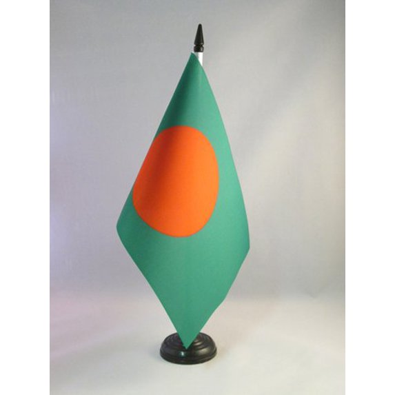 Bangladesh Table Flag 5'' x 8'' plastic stick and base - Walmart.com