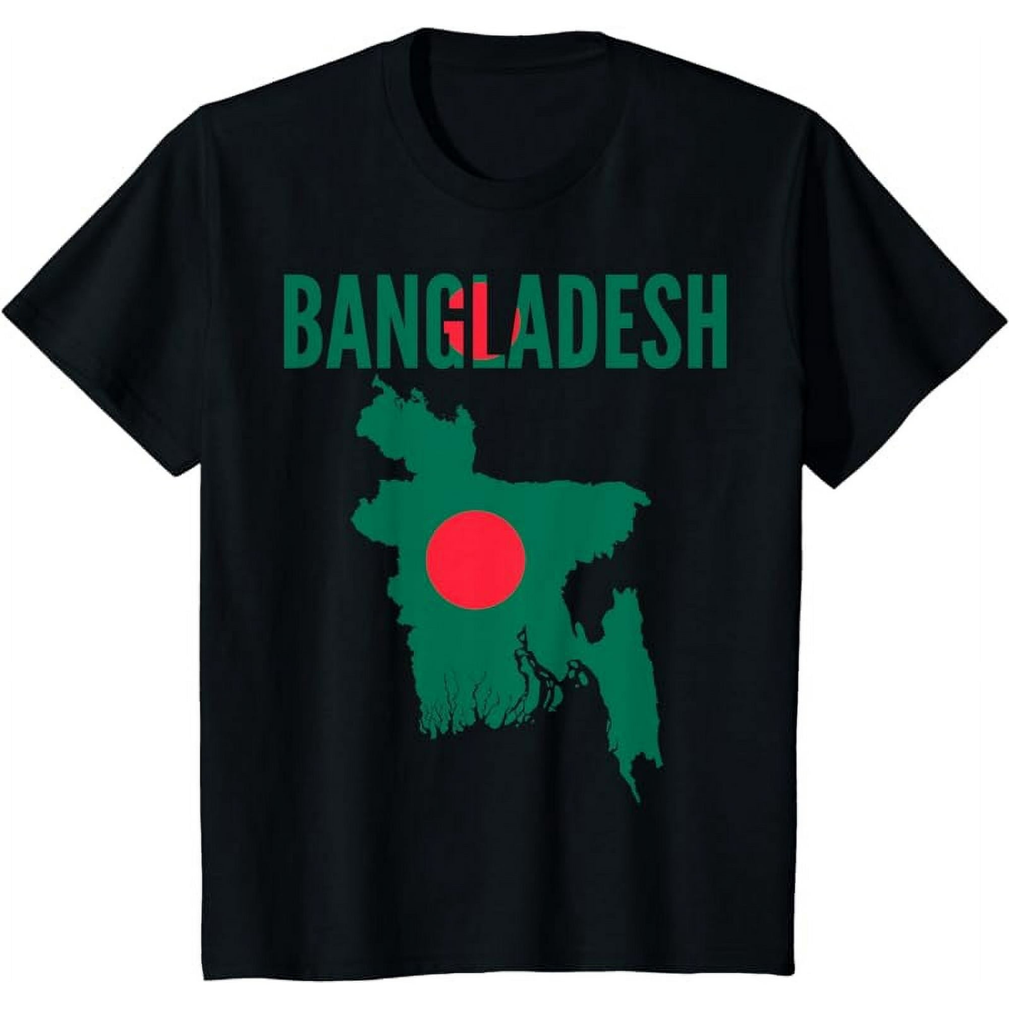 Bangladeshi - Bangladesh Country Map Flag T-Shirt - Walmart.com