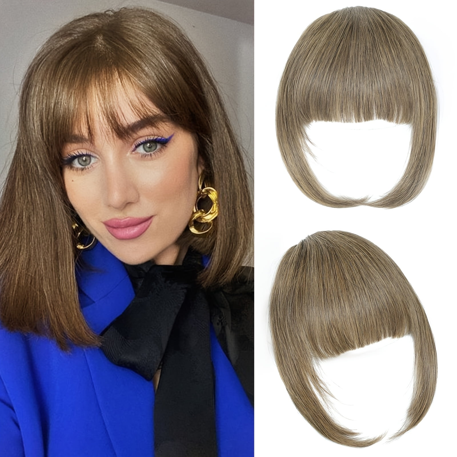 Bangs Hair Clip In Bangs In Hair Extensions Clip On Bangs Natural Black ...