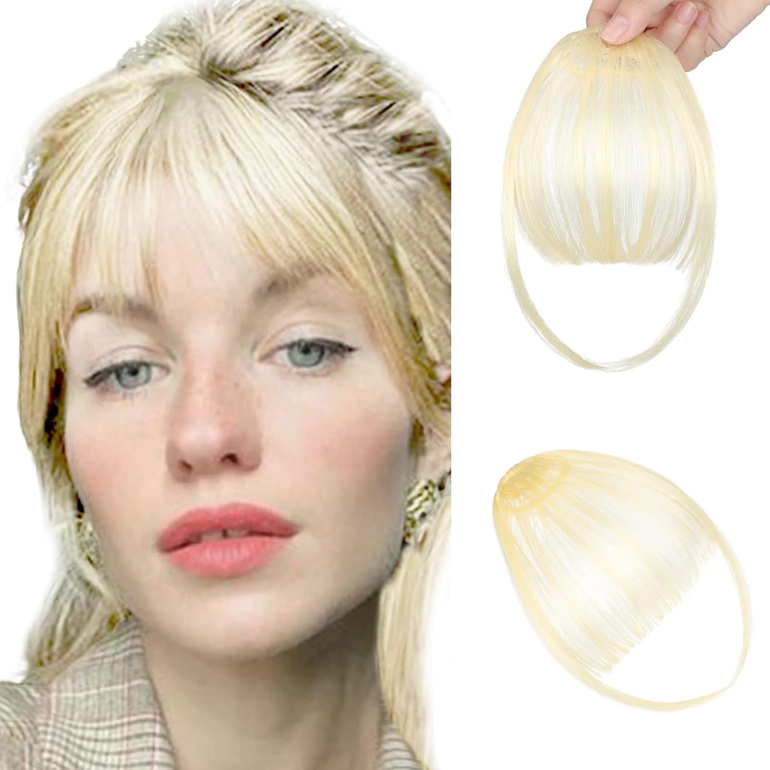 Bangs Hair Clip in Bangs, Wispy Bangs Clip in Hair Extensions, Easy to ...