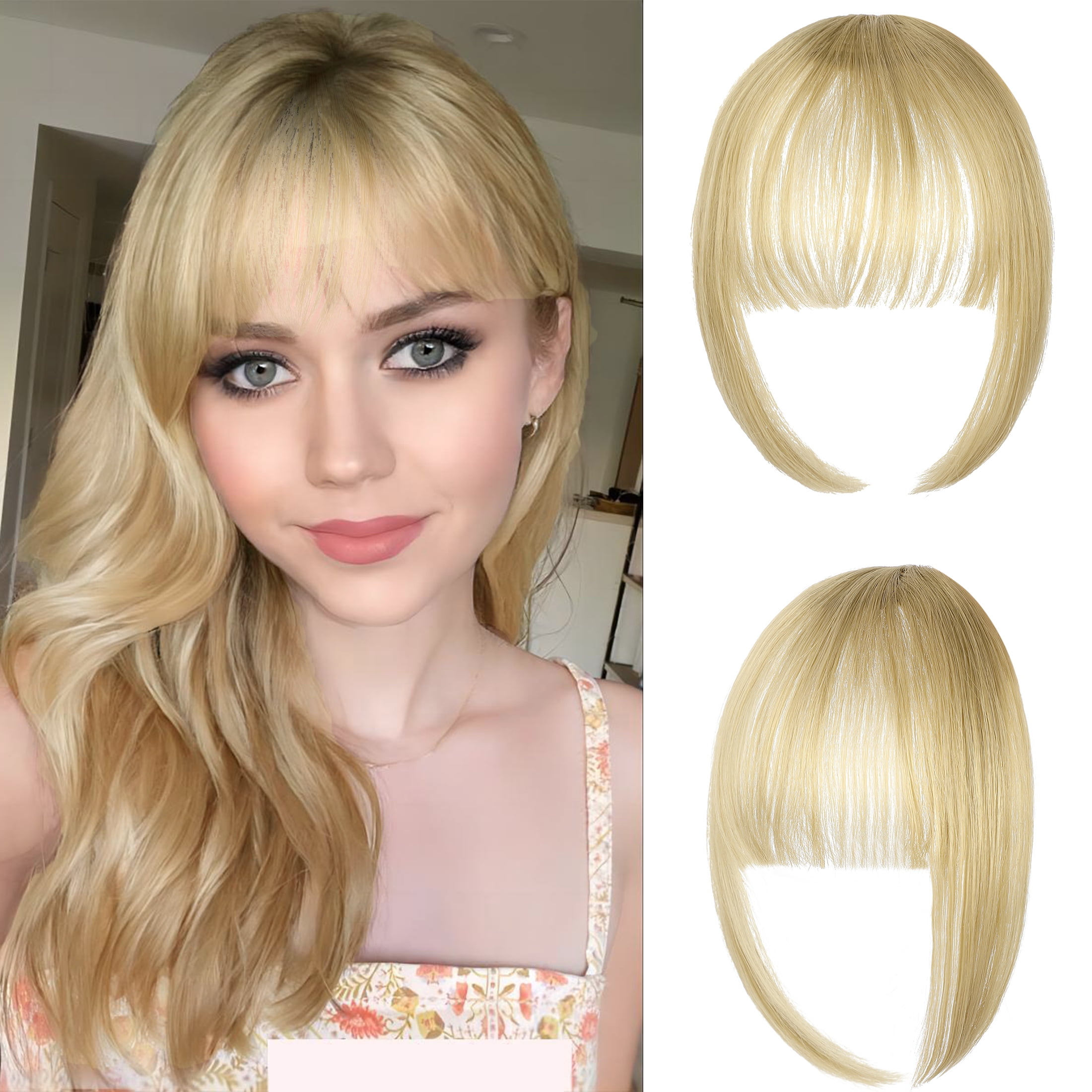 Bangs Hair Clip French Bang Clip in Thick Full Bangs Straight Fringe ...