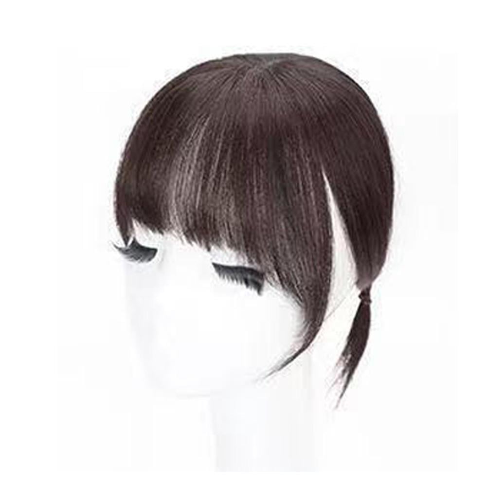Bangs Hair Clip Mini Fringe Hairpiece Straight Clip Topper in Forehead ...
