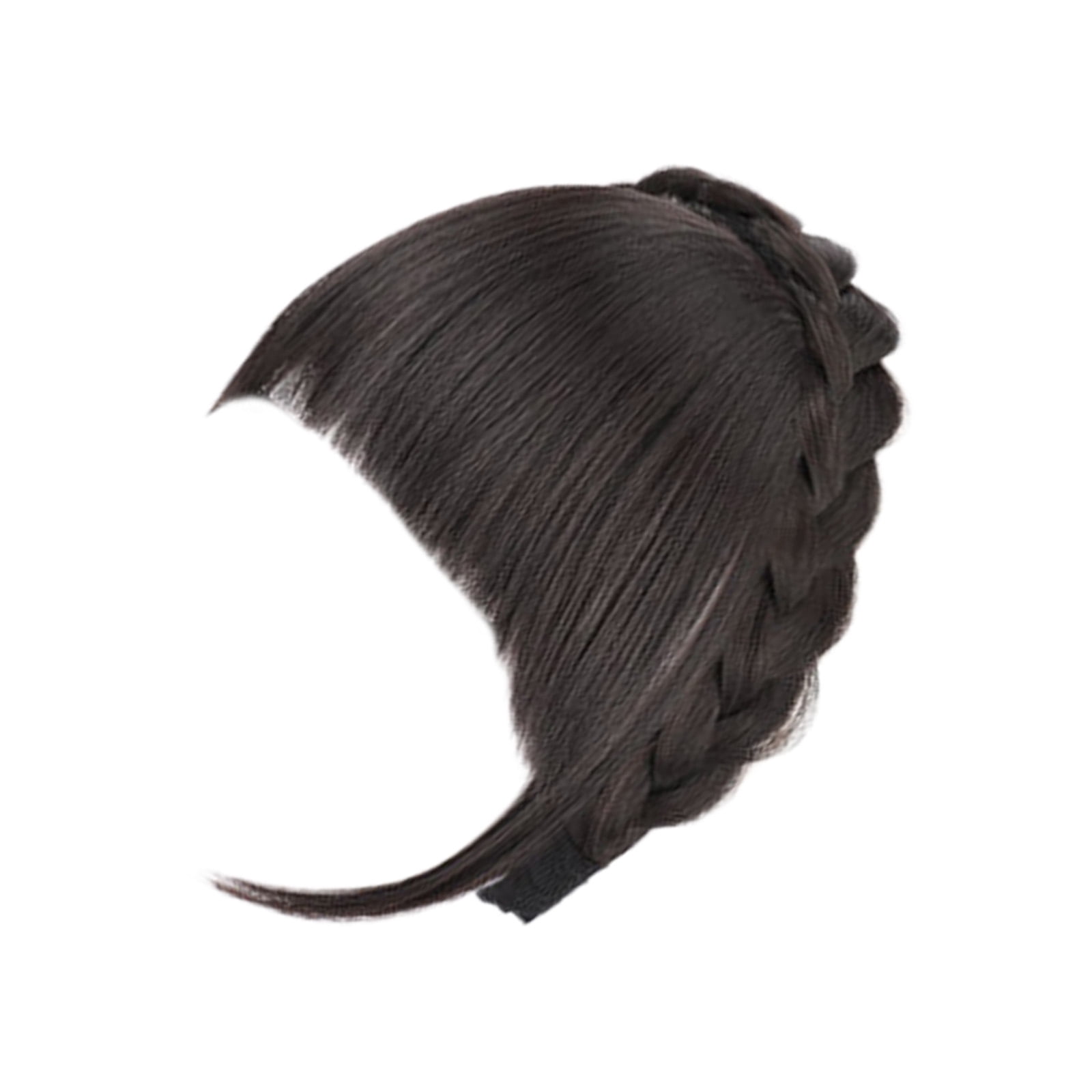 Bangs Wigs Seamless Integration Hairpiece For Dark Brown Light Brown ...