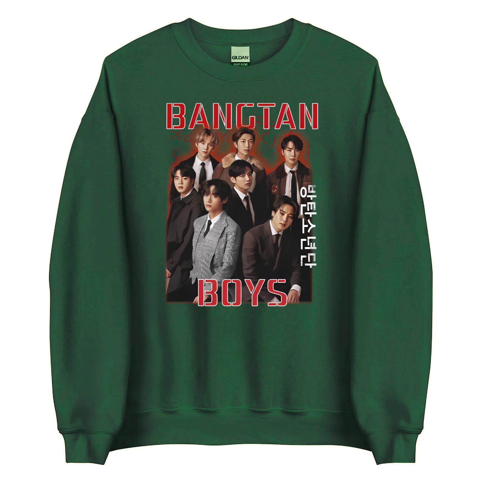 Bangtan Boys BTS Band Unisex Style Gift for Fans T-shirt Crew an ...