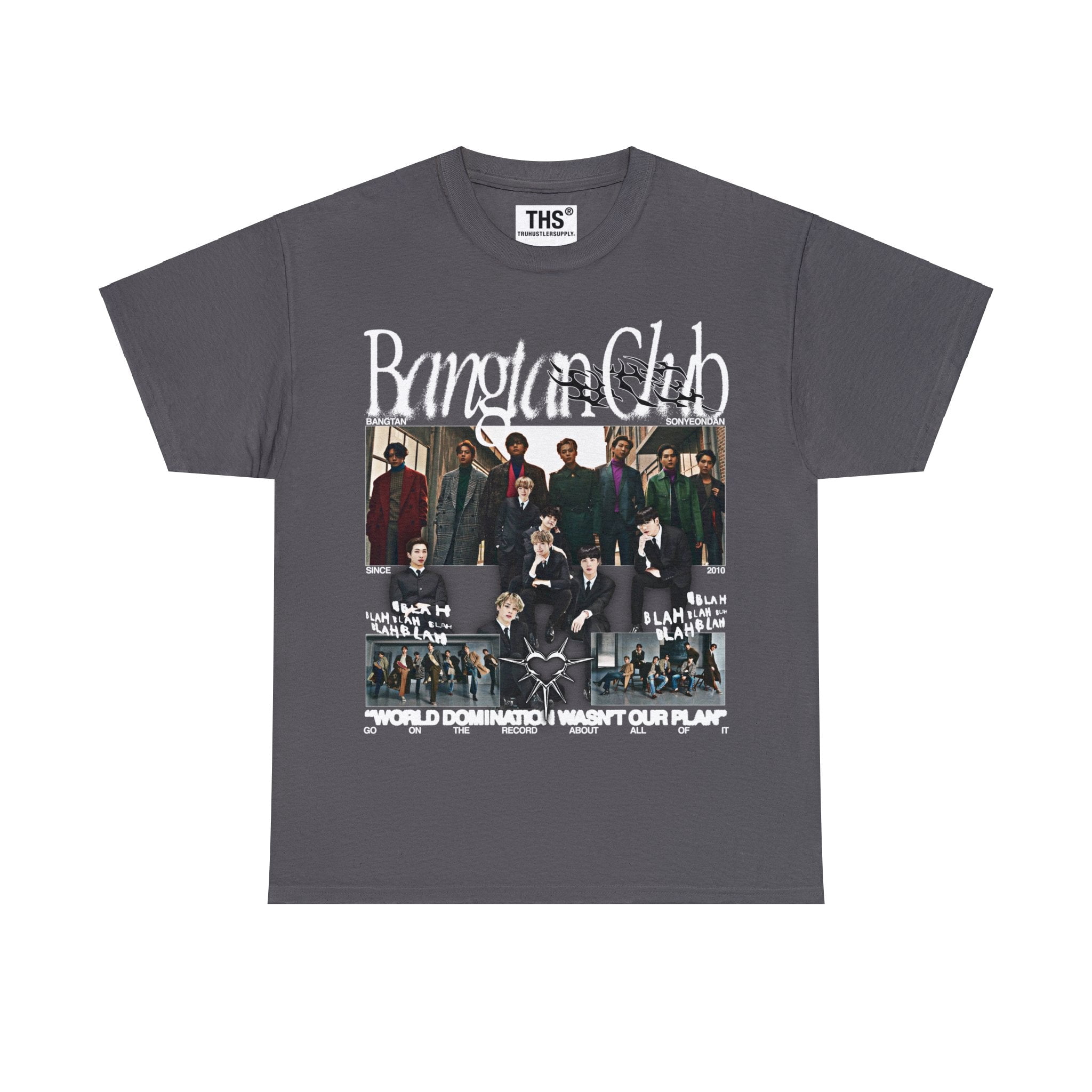 Bangtan Club BTS Y2K Graphic T Shirt Front Print Sticker, Ornament ...