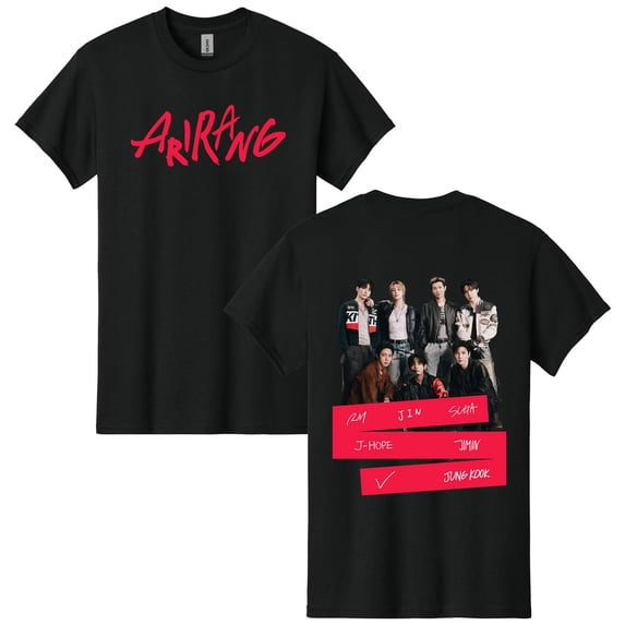 Bangtan Kpop Concert World Tour Merch & Gift 2026, Arirang Front and ...