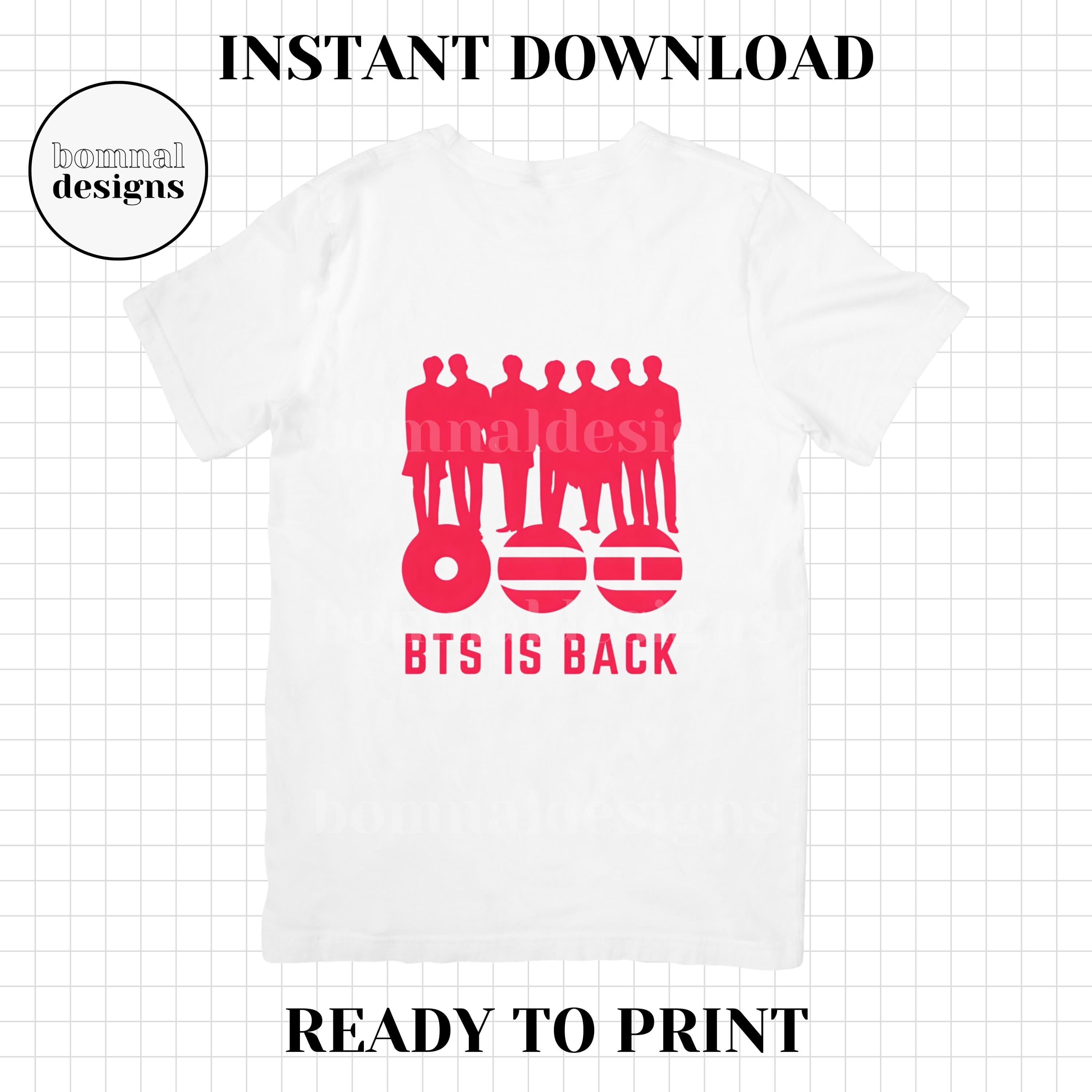 Bangtan is Back 2026 Comeback World Tour T-Shirt Bag Pillow Mug | Army ...
