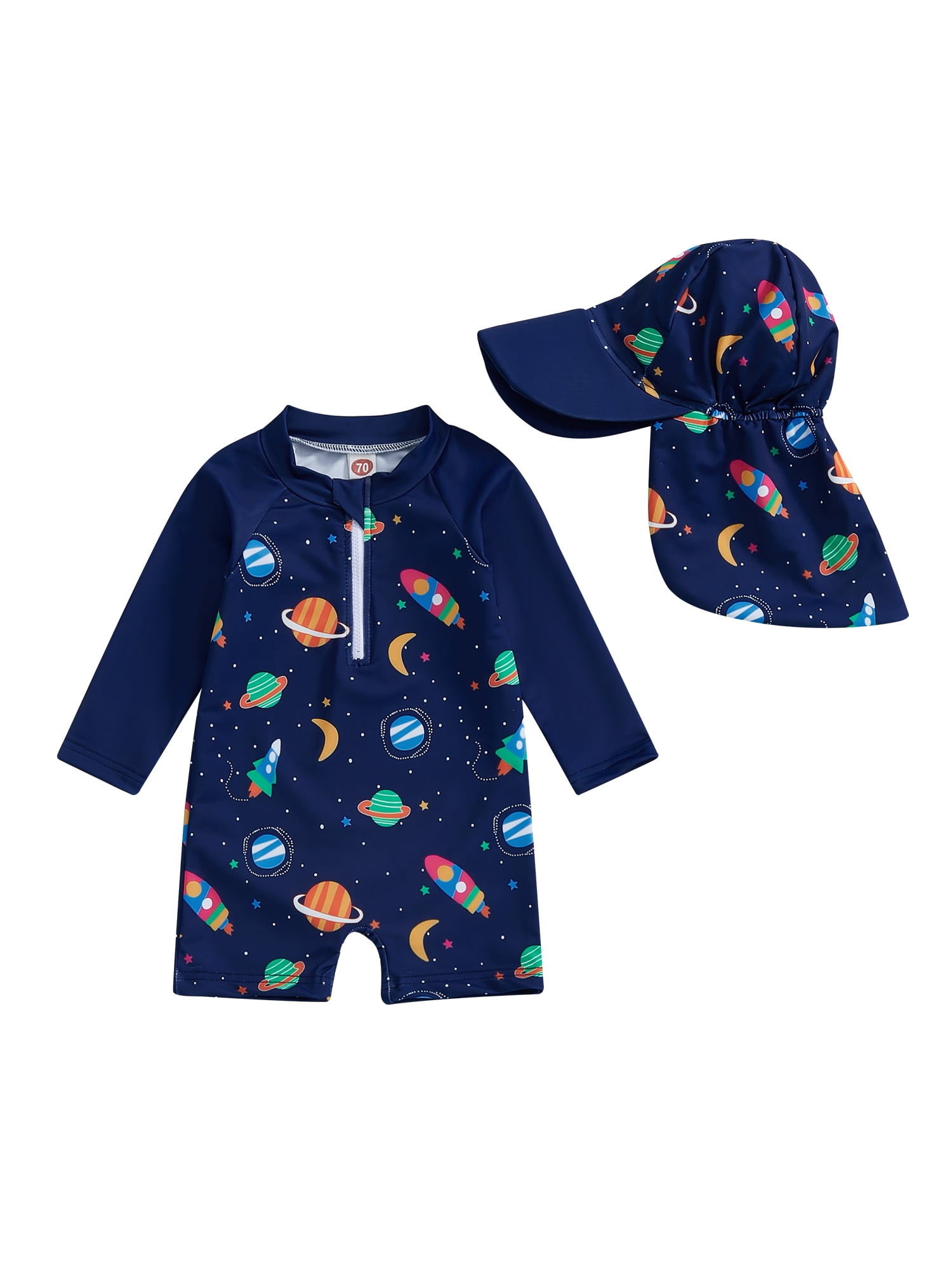 Bangyeer Baby Boy Swimsuit Rash Guard Toddler Sun Protection Swimwear ...