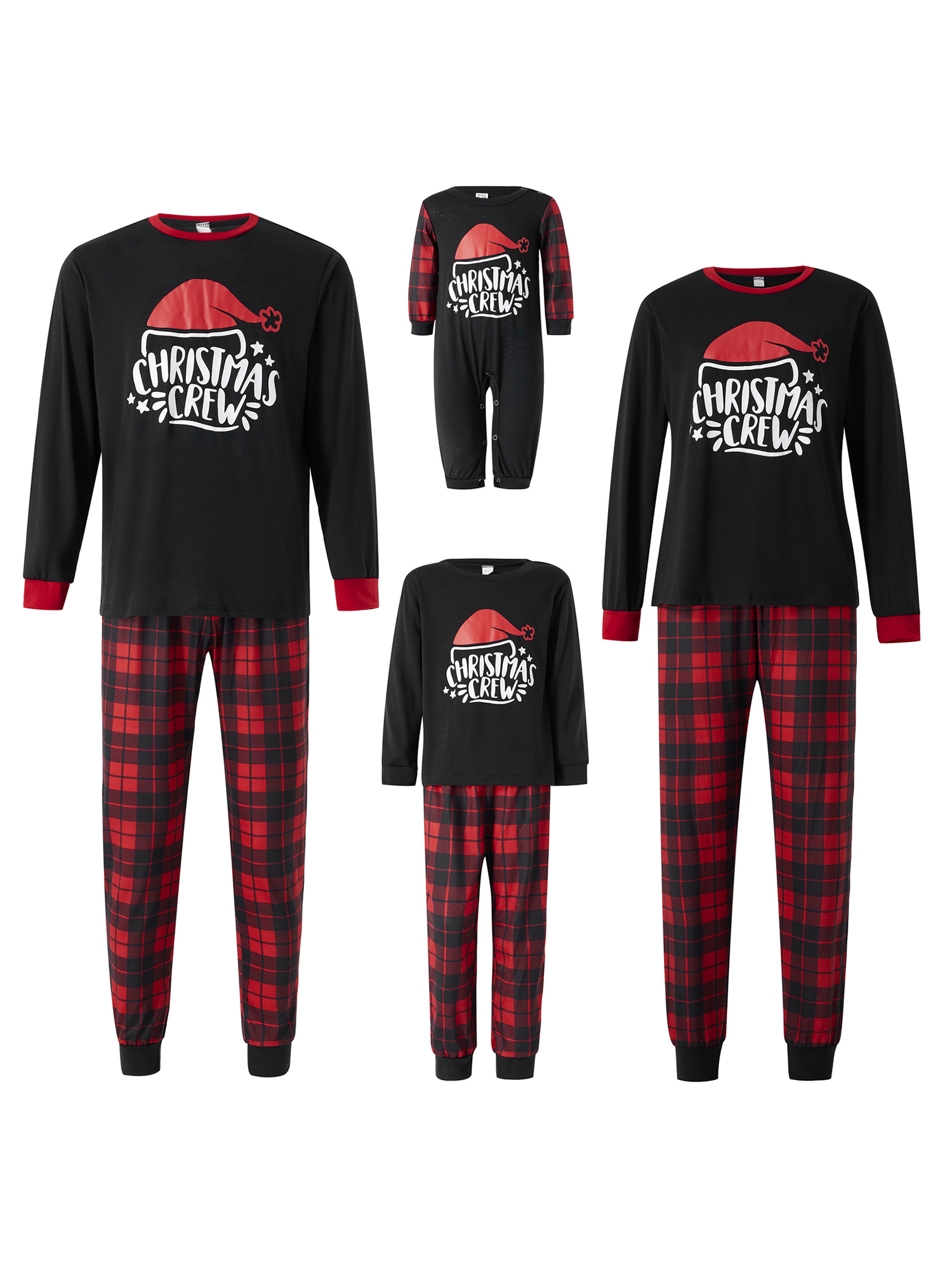Bangyeer Christmas Family Pajamas Matching Sets Matching Pjs for Adults ...