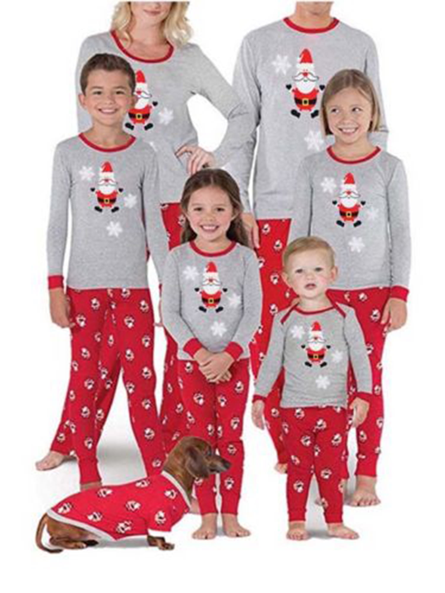 Bangyeer Christmas Matching Family Pajamas Set Santa Claus Family ...
