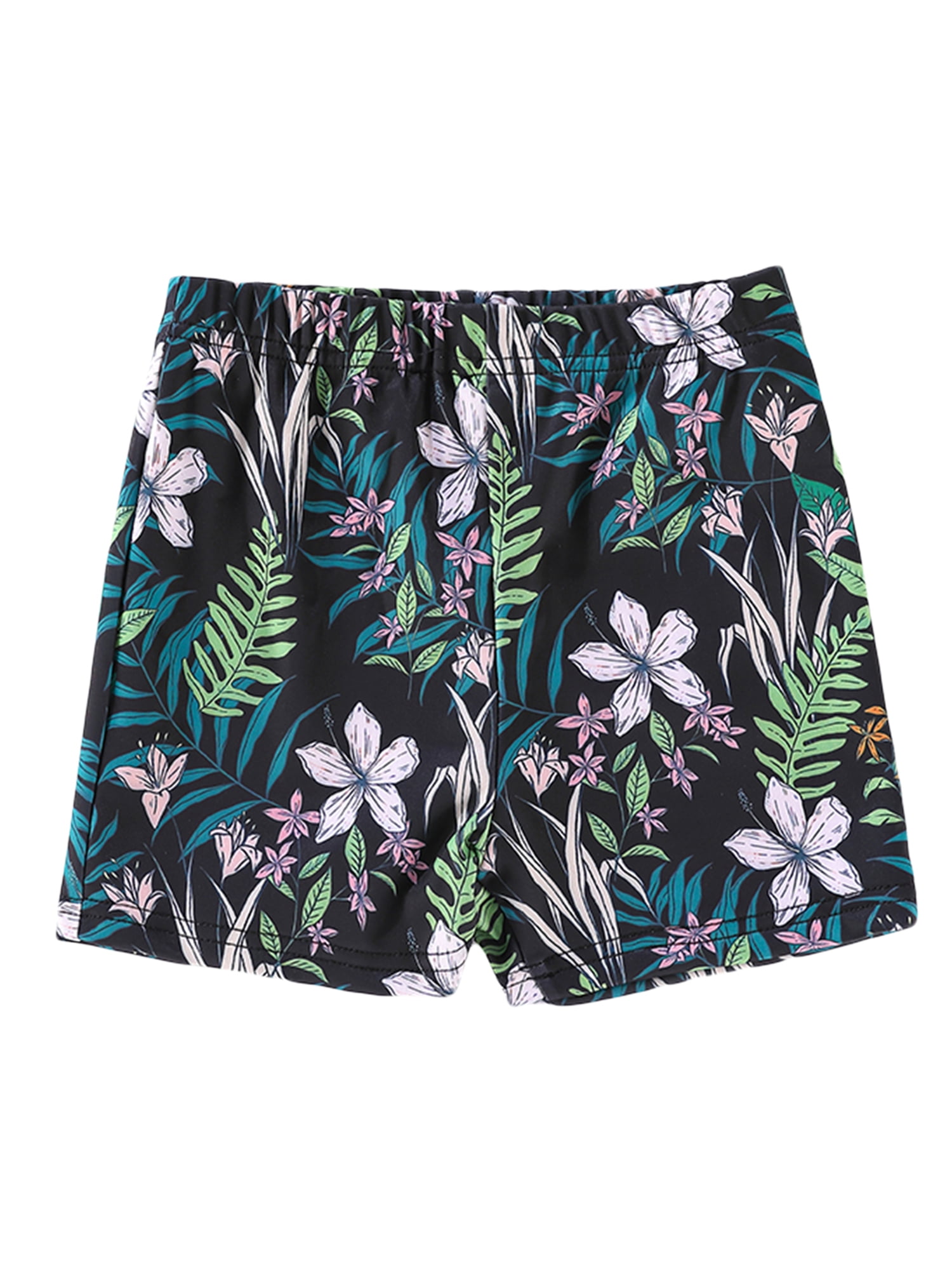 Bangyeer Family Matching Swimsuits Floral Leaves Print Two Pieces ...