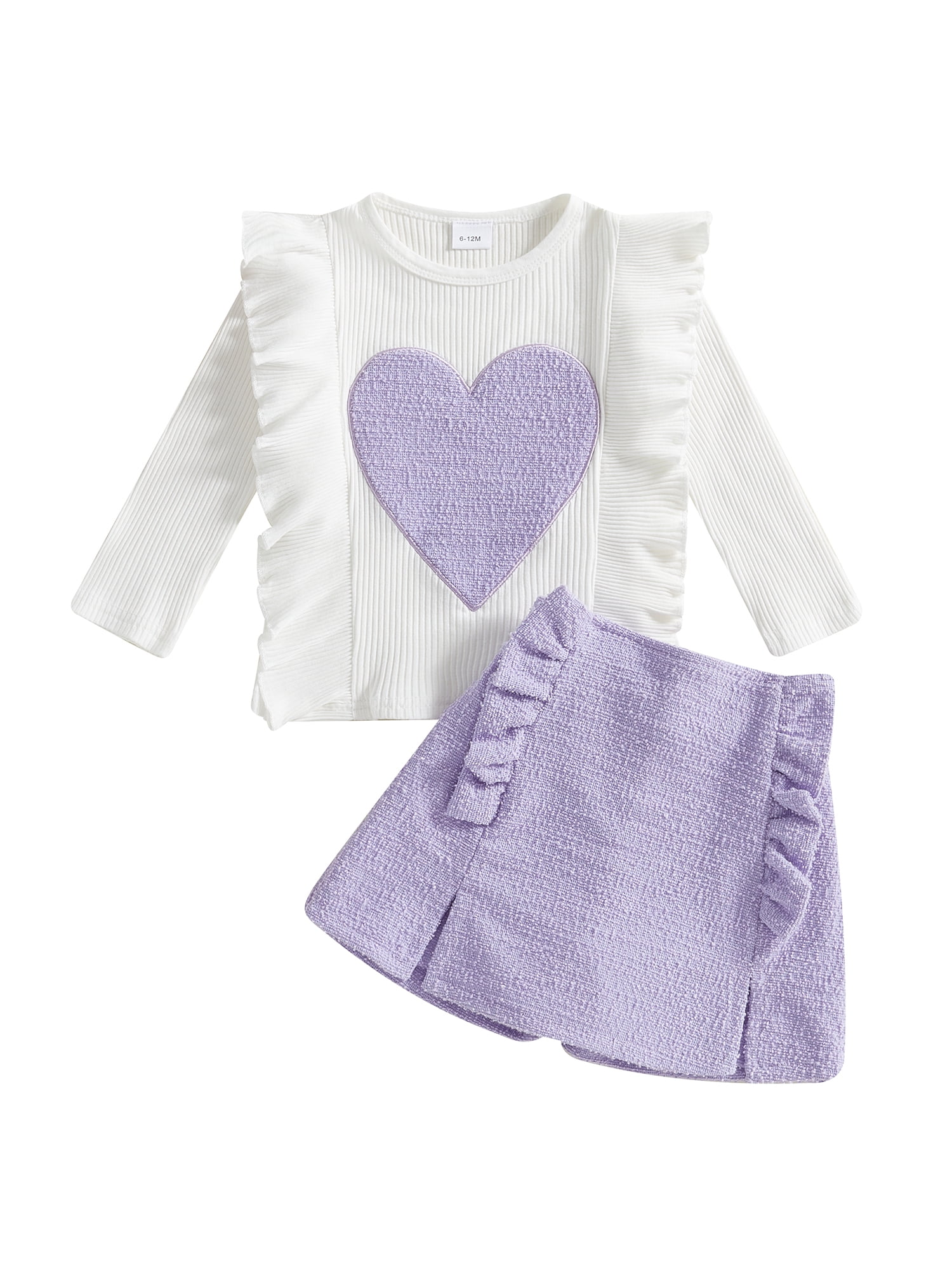 Bangyeer Kids Toddler Baby Girl Skirt Sets Autumn 2PCS Skirt Outfits ...