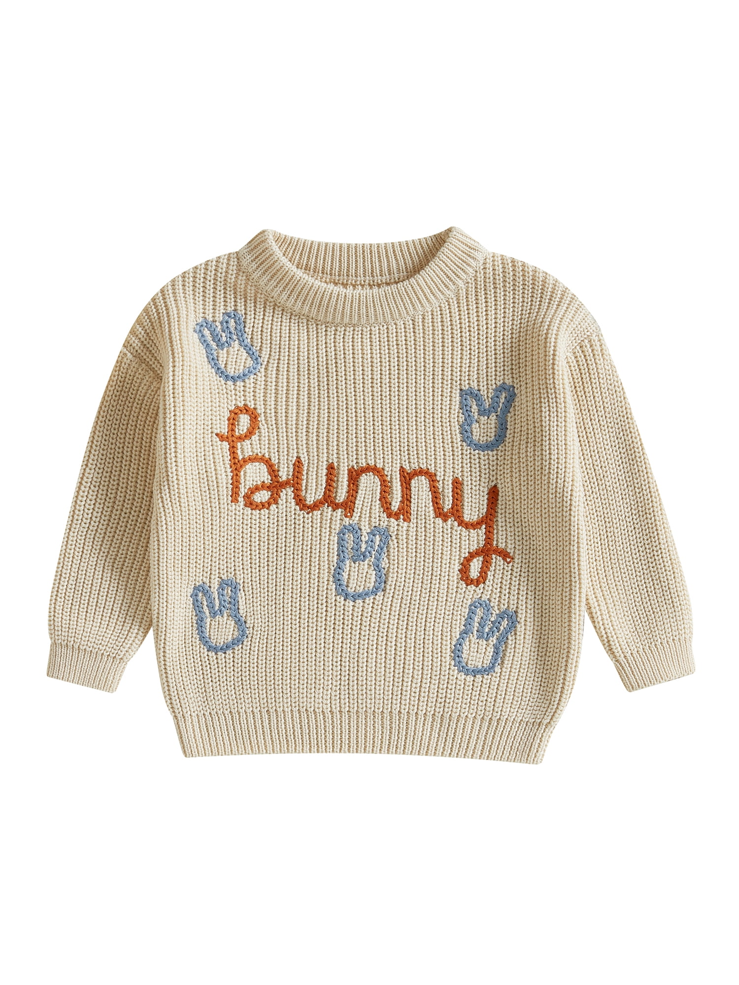 Bangyeer Toddler Baby Boy Girl Easter Outfit Bunny Knit Sweater ...