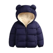 Gyratedream 2-6T Toddler Kids Little Boy Girl Winter Down Coat Fleece Lined Hooded Jacket ...