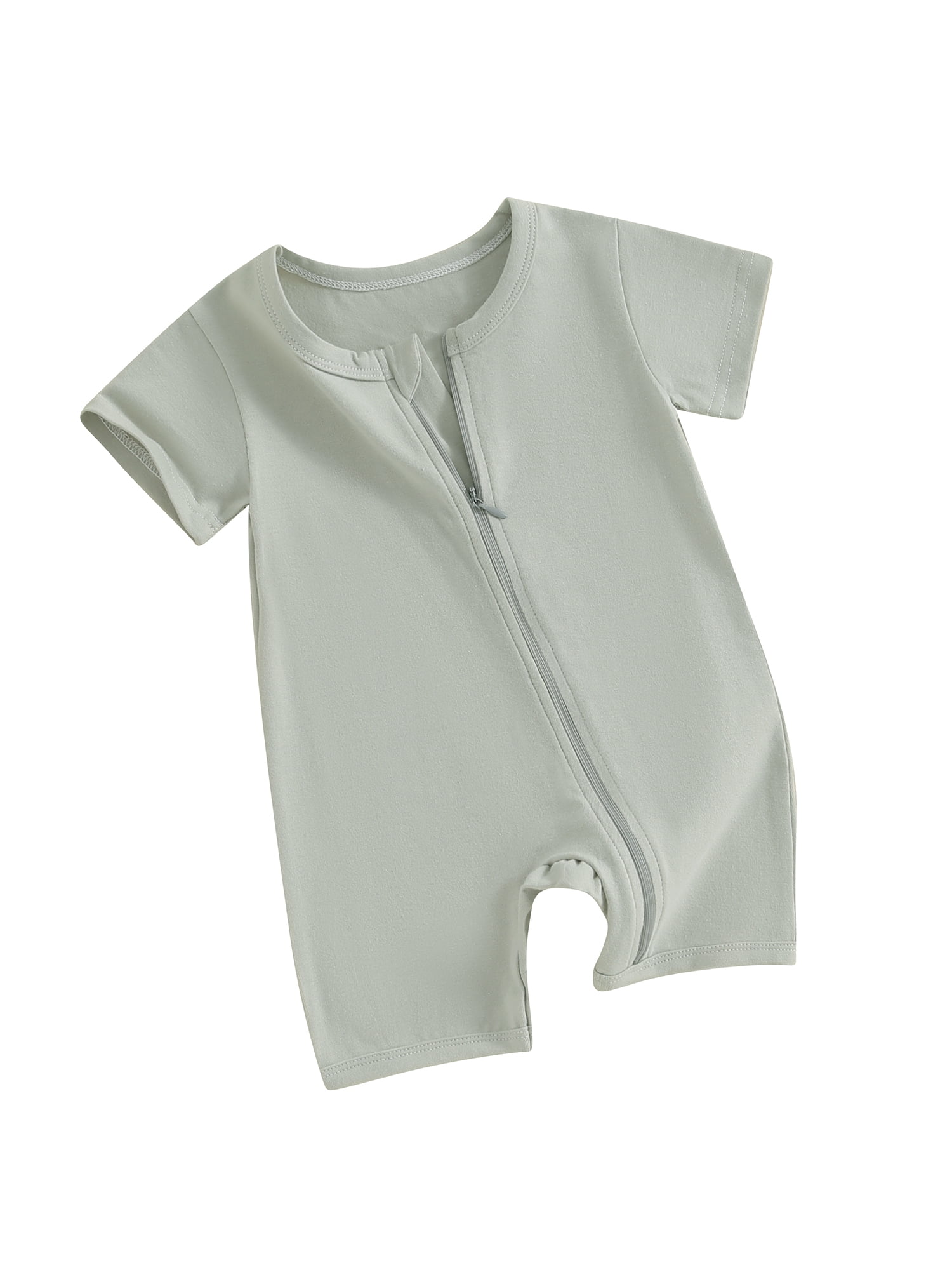 Bangyeer Toddler Baby Boy Girl Summer Romper Short Sleeve Zipper ...