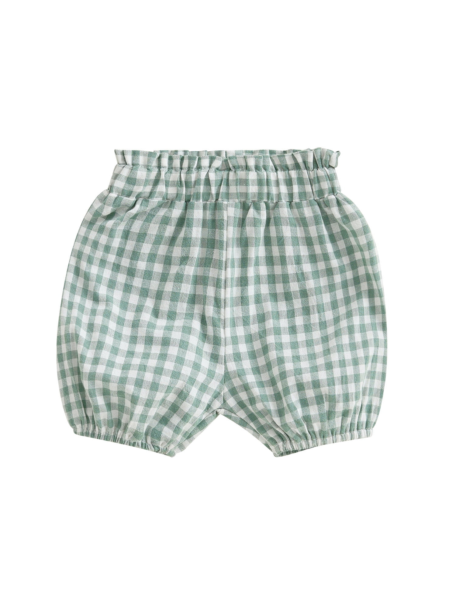 Bangyeer Toddler Baby Girl Bloomers Basic Shorts Plaid Print Elastic ...