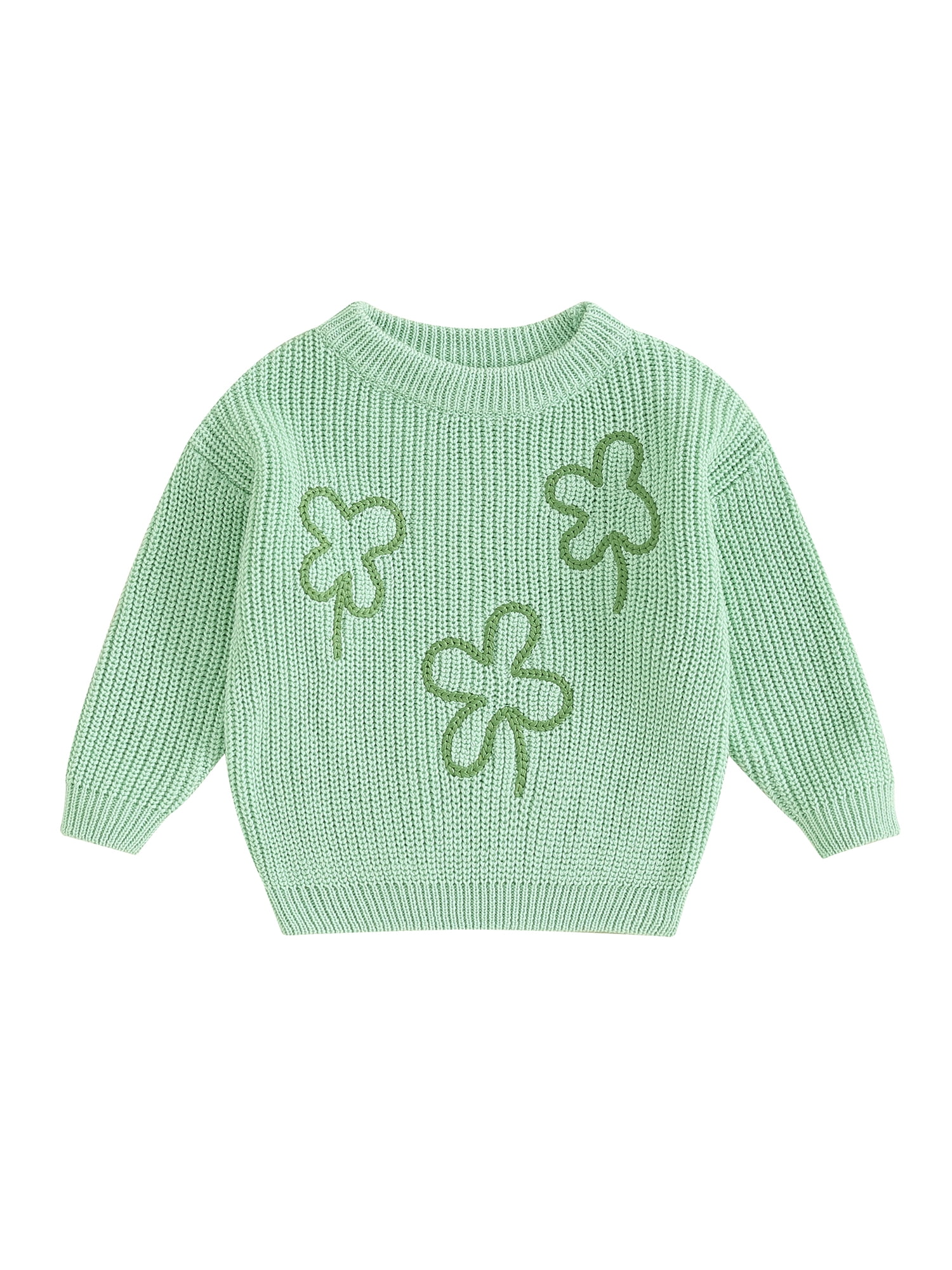 Bangyeer Toddler Baby Girl Outfit Bunny Embroidery Long Sleeve Kint ...