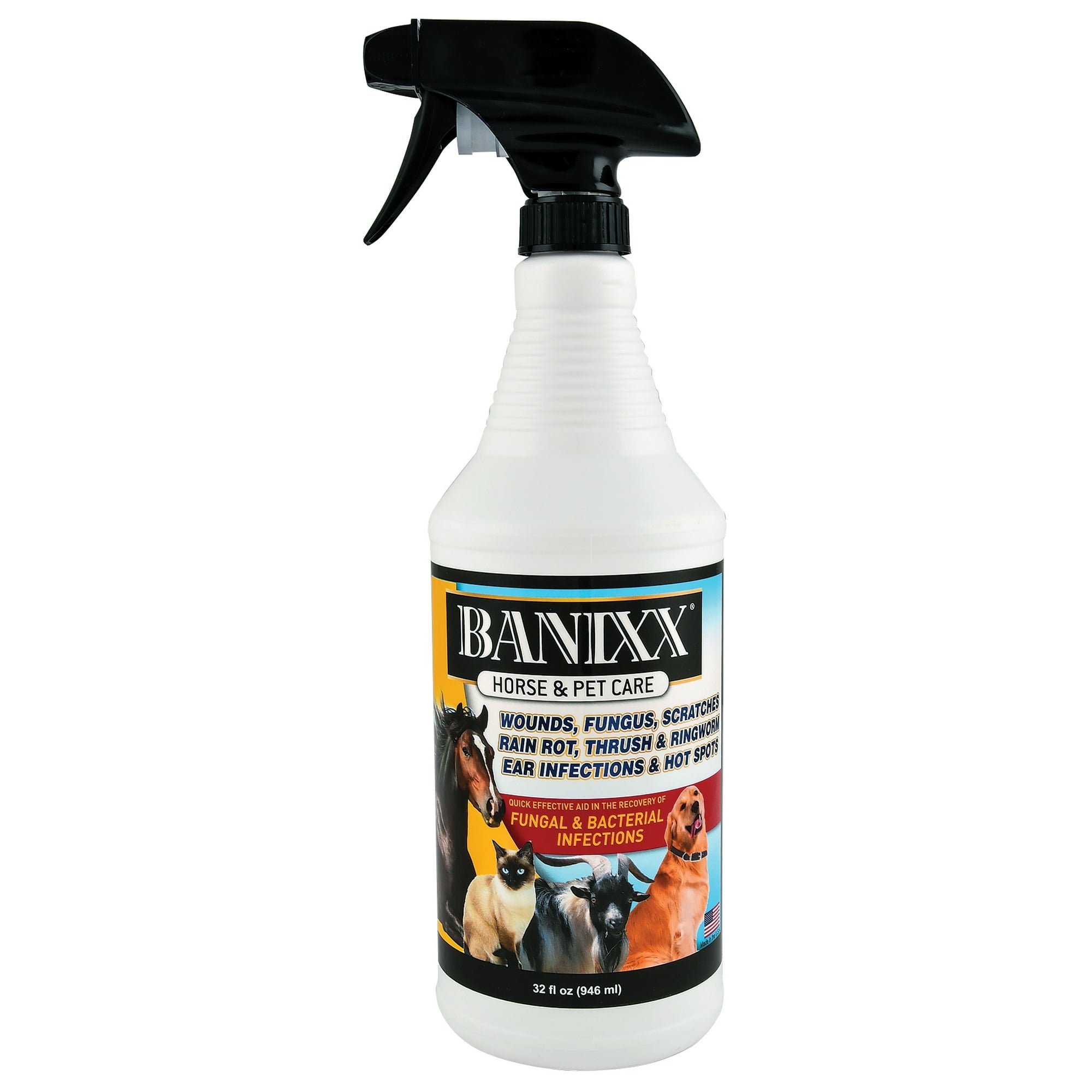 Sherborne Inc: Banixx Horse & Pet Care 32oz - Skin Soother & Relief for ...