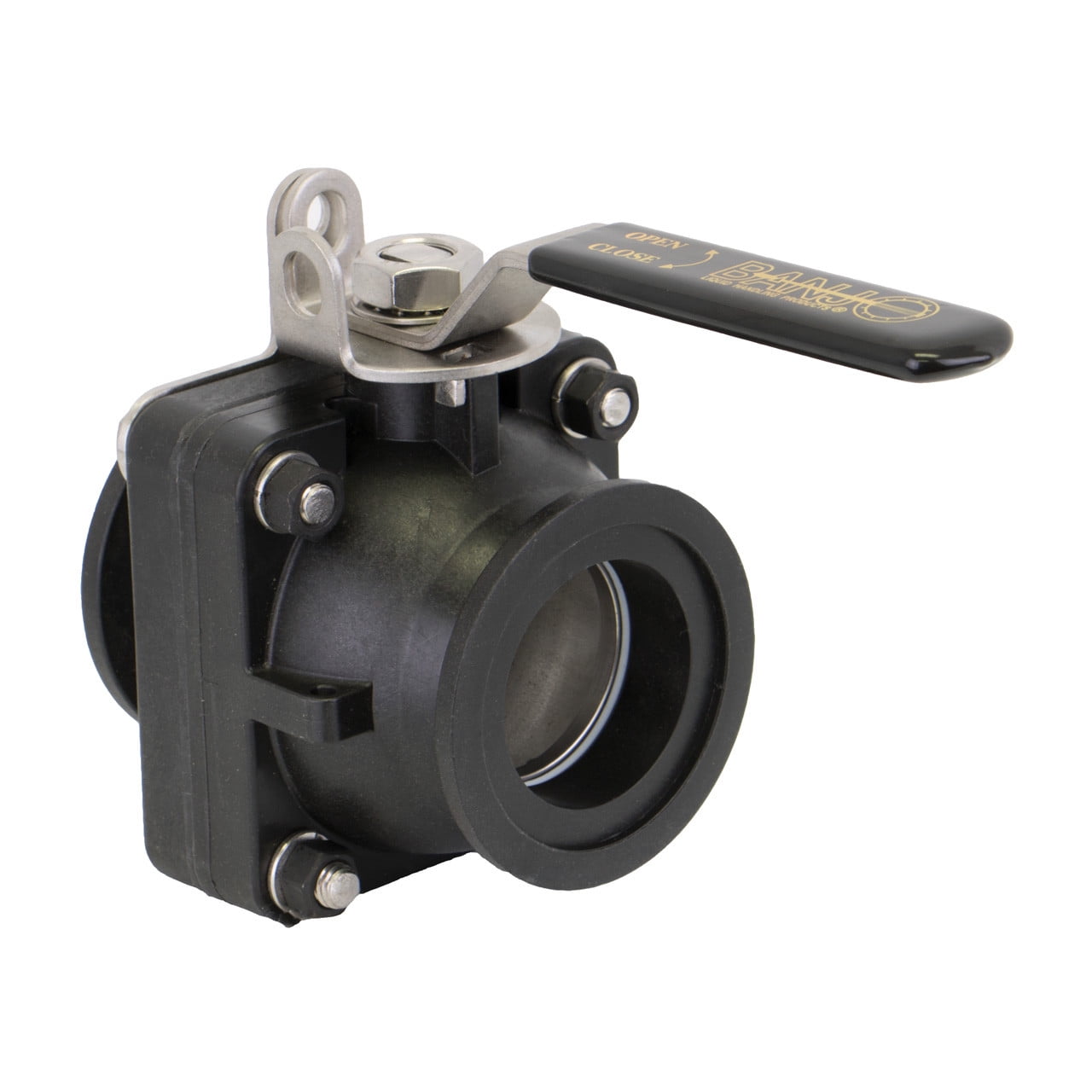 Banjo 1PK Banjo 2 in. Manifold Stubby Valve - Full Port Flange x Flange ...