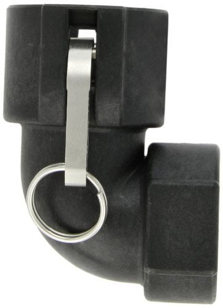 Banjo 200D90 Polypropylene Cam & Groove Fitting, 90 Degree Elbow, 2 ...