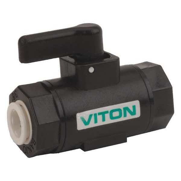 Banjo Manual 2-Way Ball Valve,Push,Polypro LVPL038V - Walmart.com