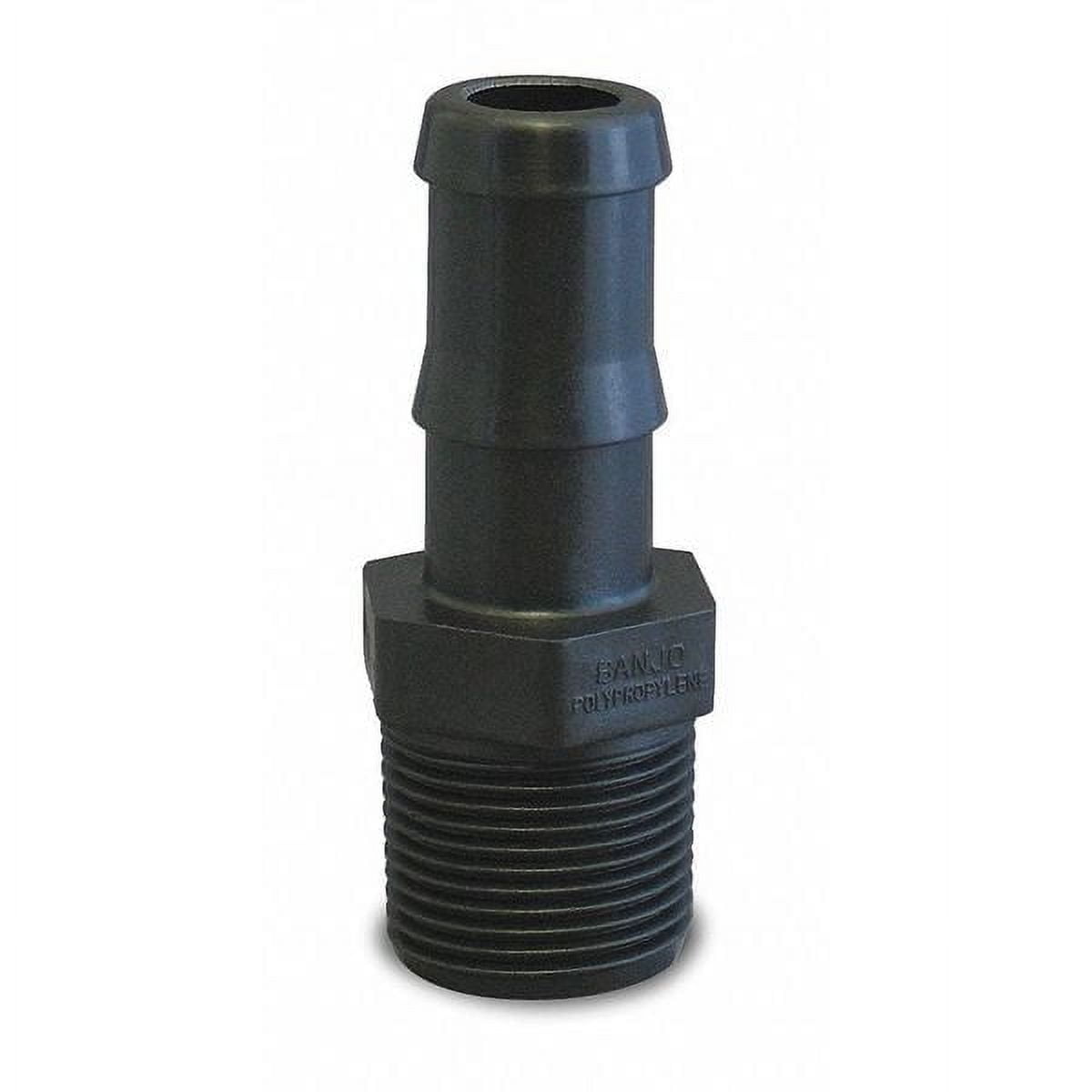 Banjo Barbed Hose Fitting,Hose ID 1",NPT HB100 - Walmart.com