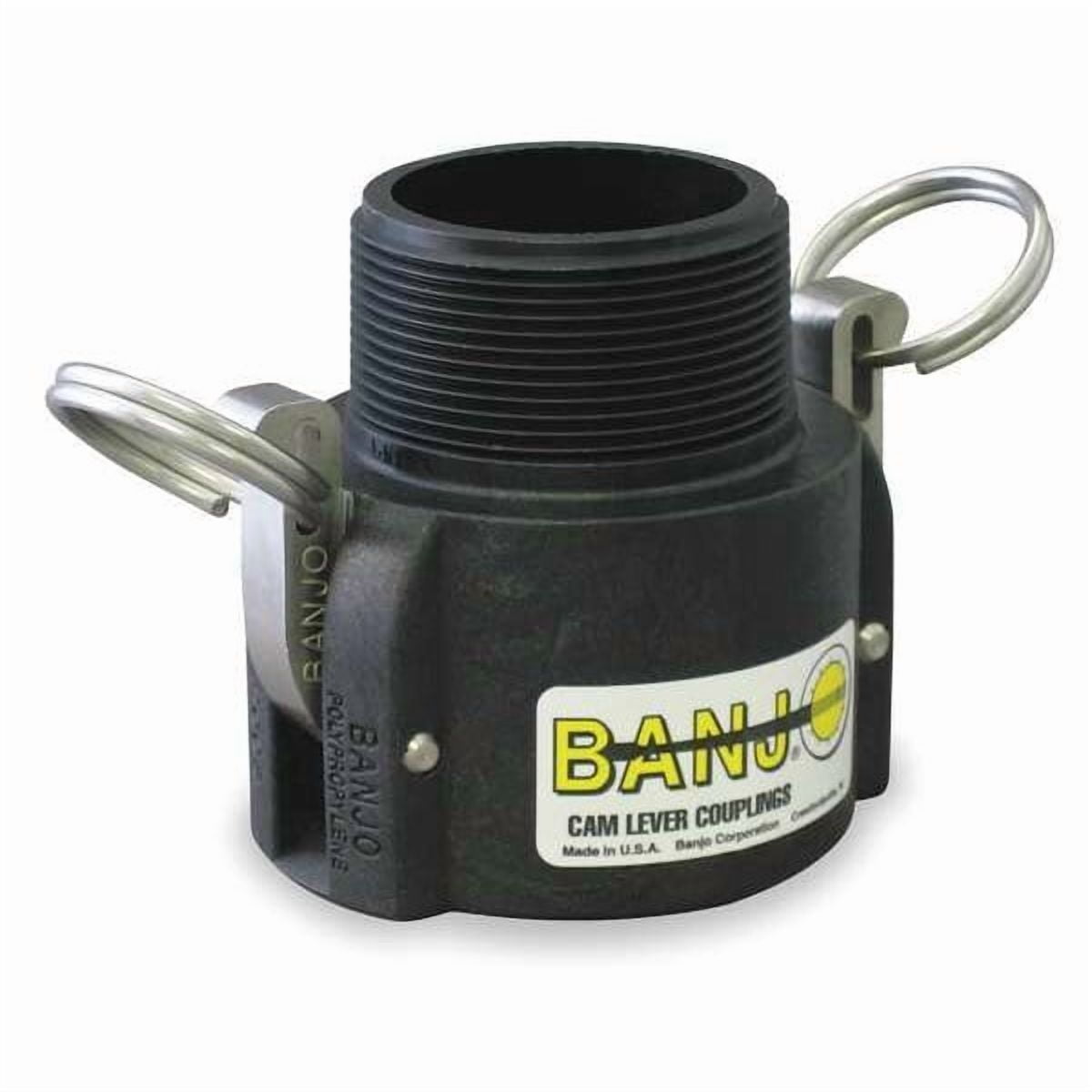 Banjo 4" Female Coupler x MNPT Cam Lever Coupling 400B - Walmart.com