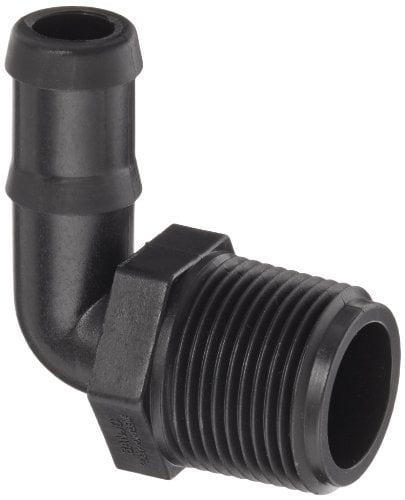 Banjo HB100/075-90 Polypropylene Hose Fitting, 90 Degree Elbow, 1" NPT ...