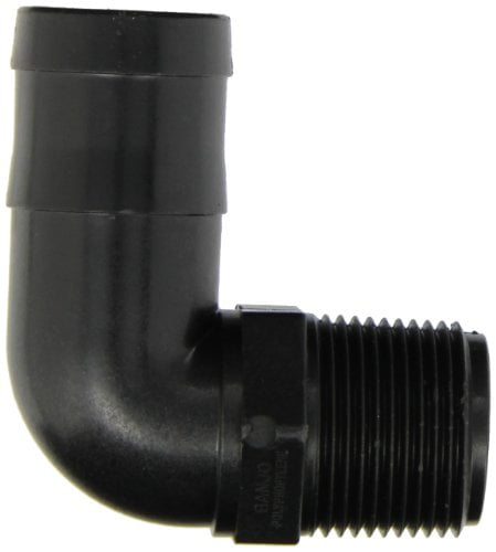 Banjo HB100/125-90 Polypropylene Hose Fitting, 90 Degree Elbow, 1" NPT ...