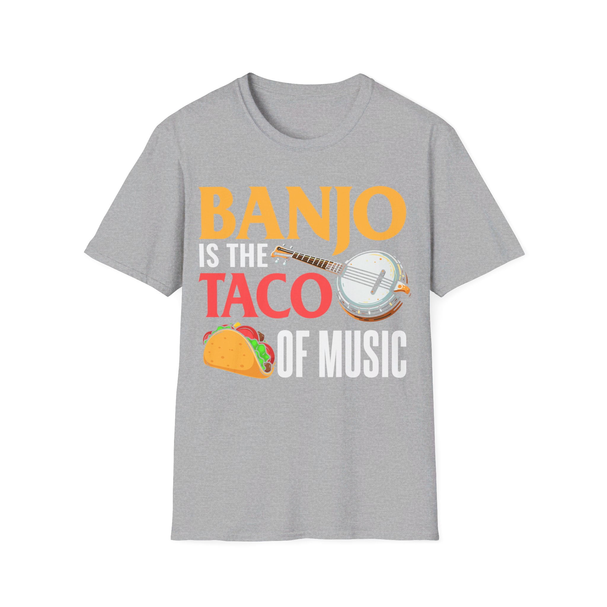 Banjo Is Taco Of Music Banjo Player Musician Music Playing TShirt ...
