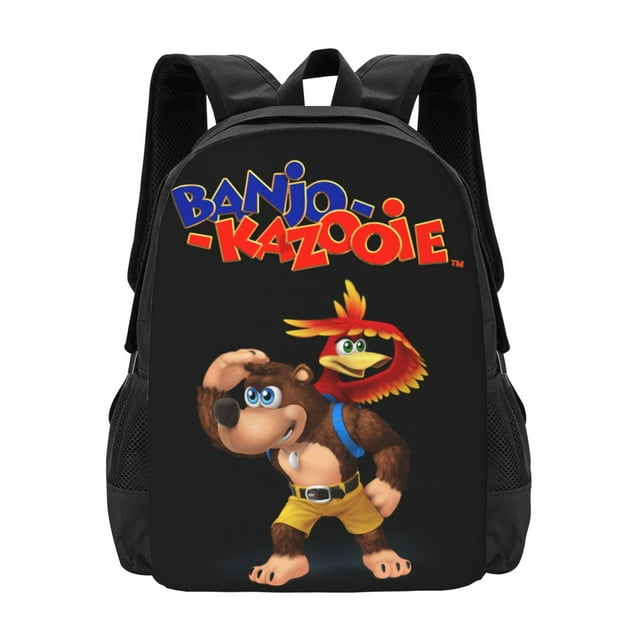Banjo-Kazooie Backpack,3d Print Laptop Backpack Lightweight Casual ...