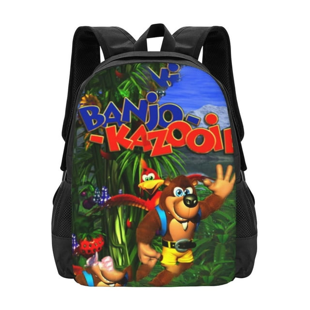 Banjo-Kazooie Backpack,3d Print Laptop Backpack Lightweight Casual ...