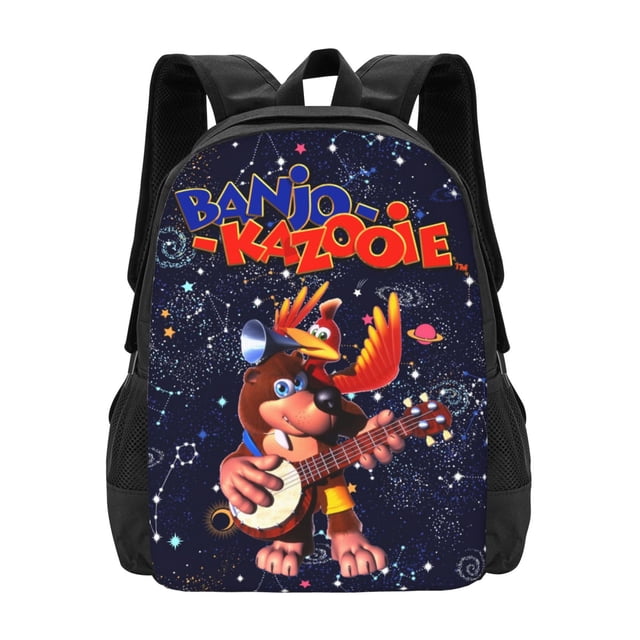 Banjo-Kazooie Backpack,3d Print Laptop Backpack Lightweight Casual Daypack Bookbag 16.5 In ...