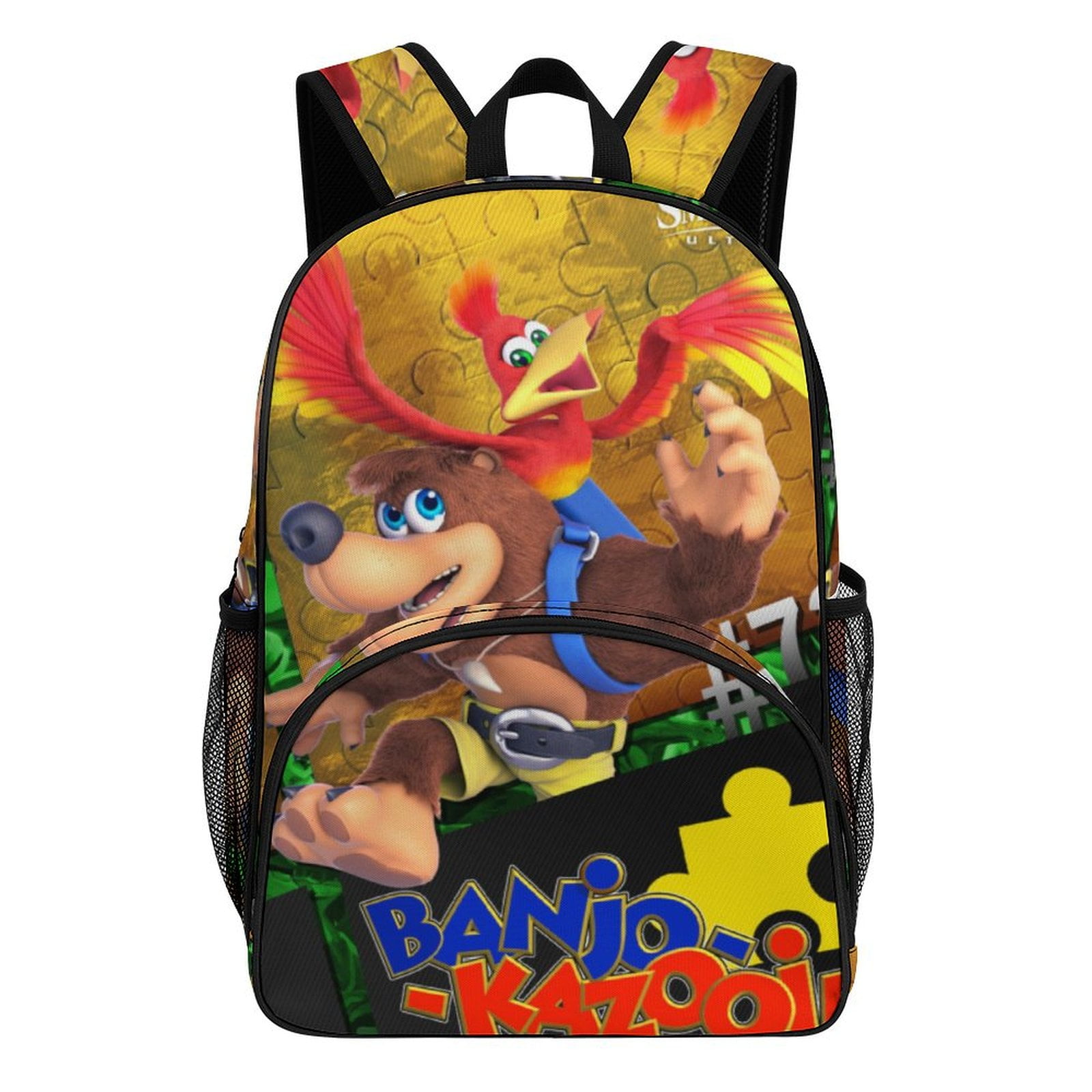 Banjo-Kazooie Backpacks Lightweight Casual Bookbags Travel Daypack ...